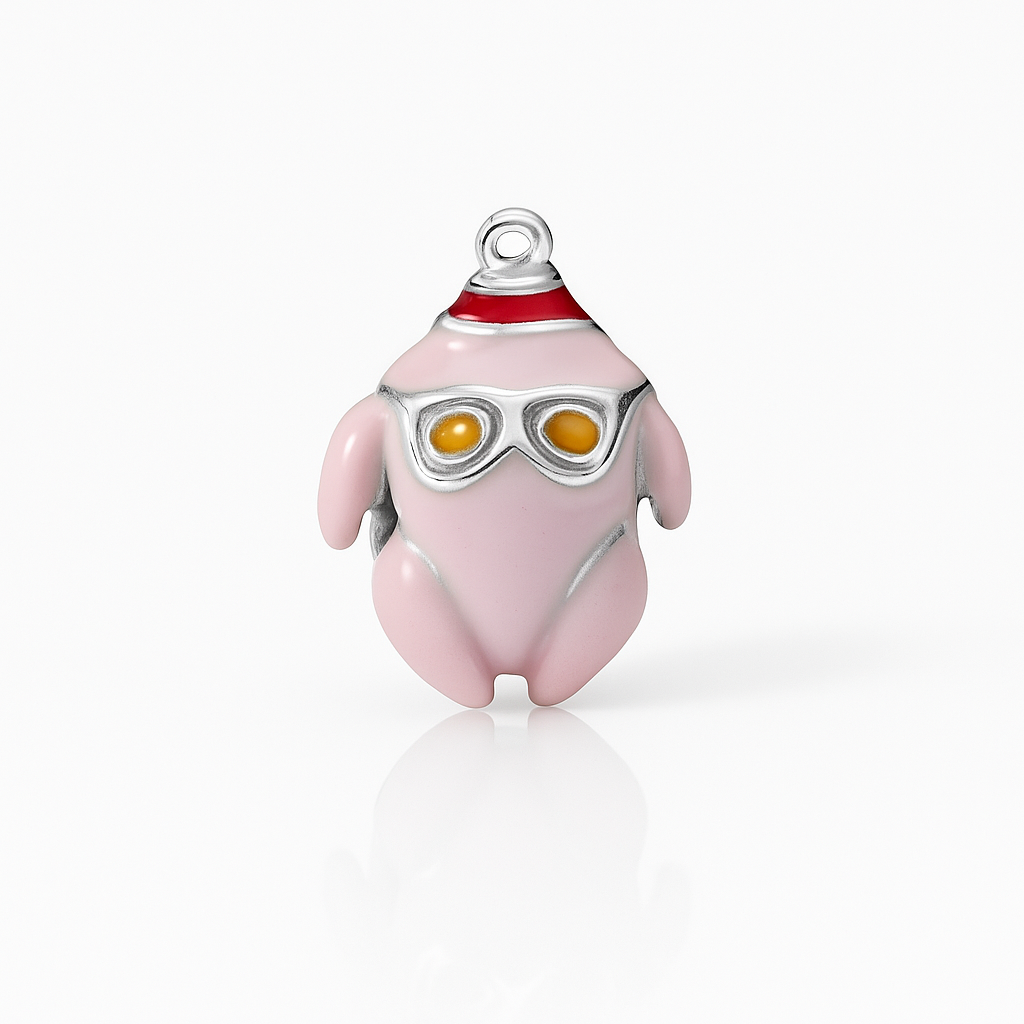 Berloque Separador - Frango de óculos - Friends - a partir de R$21,18