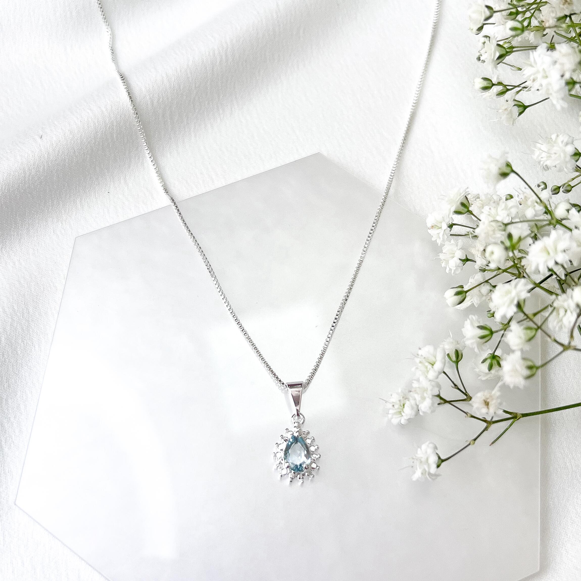 Comprar Colar Belle - Aqua - a partir de R$32,39