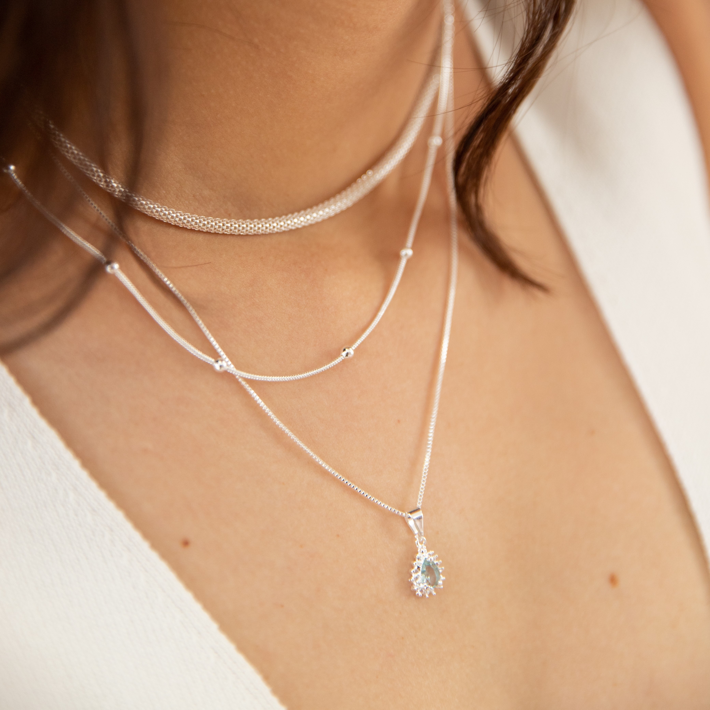 Comprar Colar Belle - Aqua - a partir de R$32,39 - Lilly Store ...