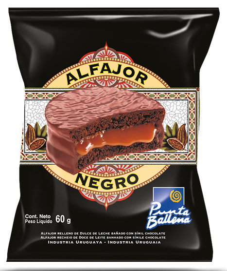 Comprar Alfajor Negro - Punta Ballena - Caixa c/12 alfajores