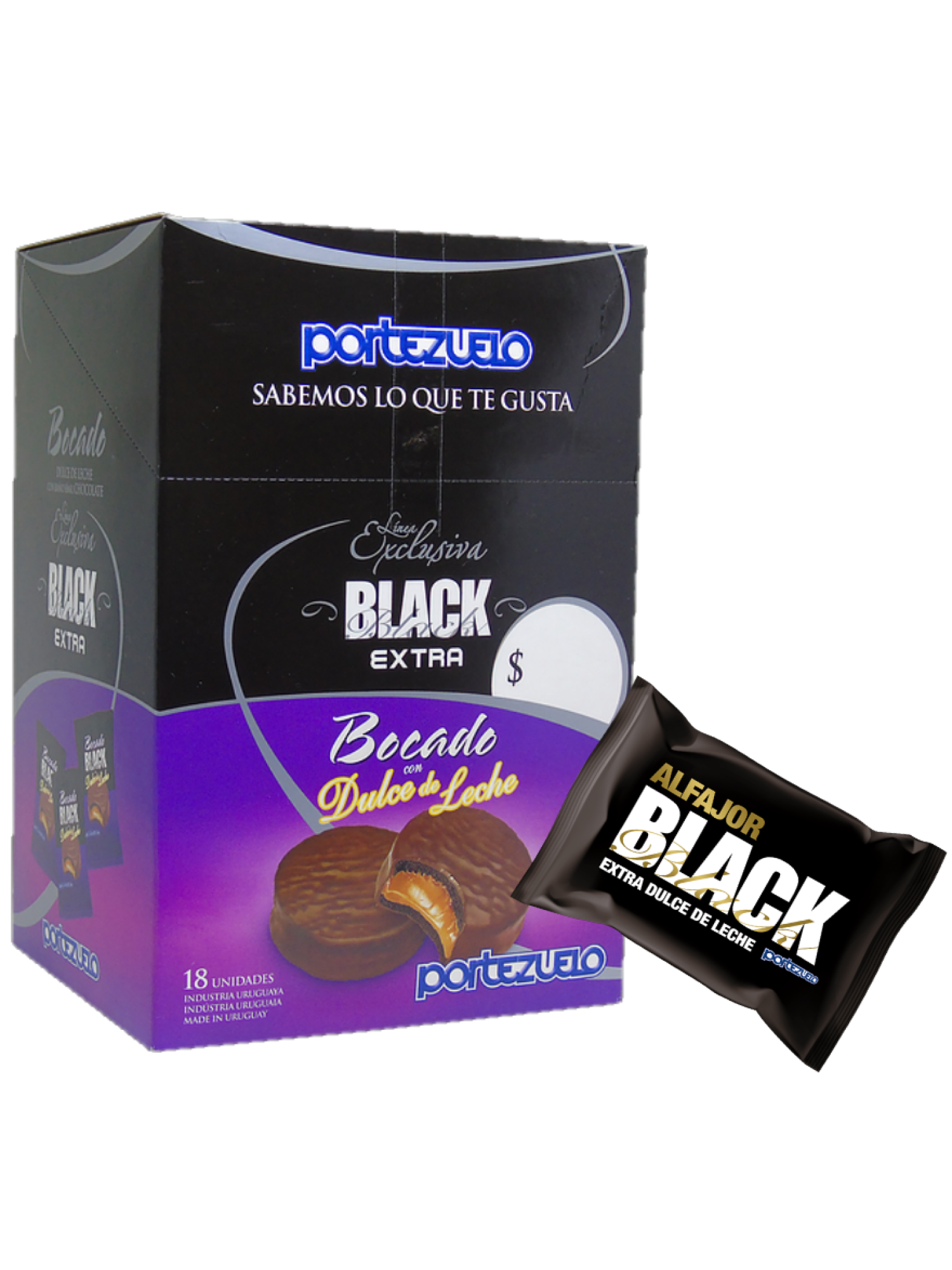 Comprar Alfajor Black Extra - Portezuelo - Caixa c/18