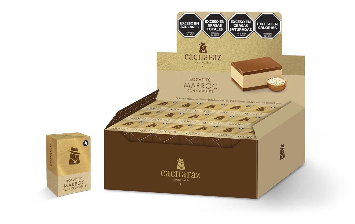 Comprar Bocadito Marroc com Crocante - Cachafaz - Cx c/54 unidades