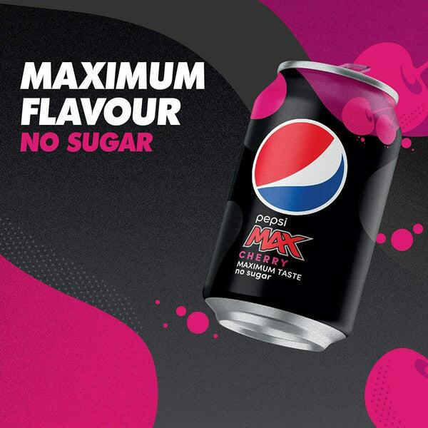 Comprar Refrigerante Pepsi Max Cherry - 330ml - Importados | Perfumes ...