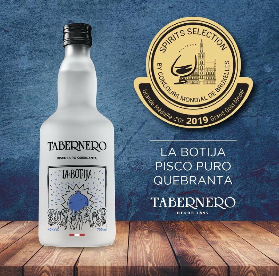 Comprar Pisco Peruano Tabernero La Botija - 700ml