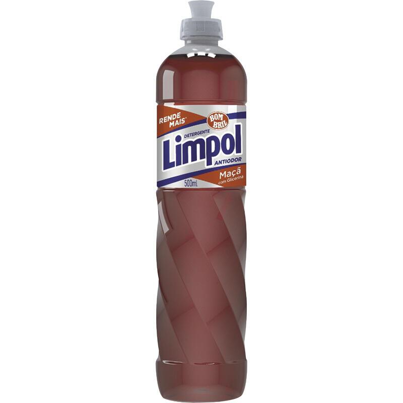 Comprar DETERGENTE LIQUIDO LIMPOL MACA 500ML - R$2,30
