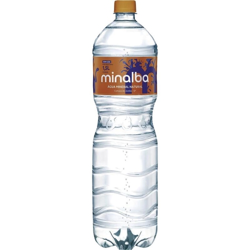 Comprar AGUA MINERAL MINALBA COM GAS PET 1,5L - R$3,63 - Facily