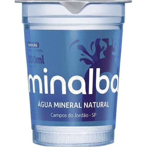 Comprar AGUA MINERAL MINALBA CPO 200ML - R$1,12 - Facily