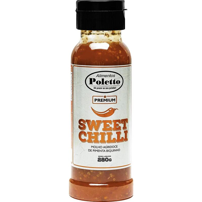 Comprar MOLHO POLETTO SWEET CHILLI PIMENTA 280G - R$11,97 - Facily