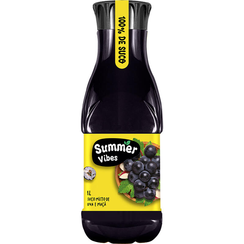 Comprar SUCO SUMMER VIBES UVA/MACA 1L - R$9,52 - Facily