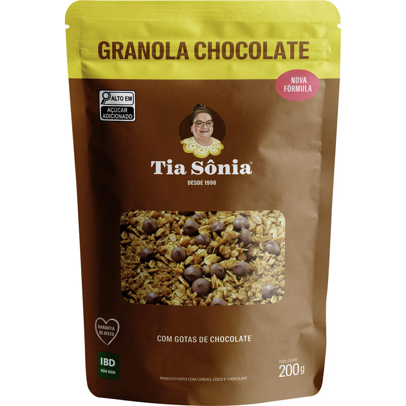 Comprar GRANOLA TIA SONIA CHOCOLATE 200G - Facily