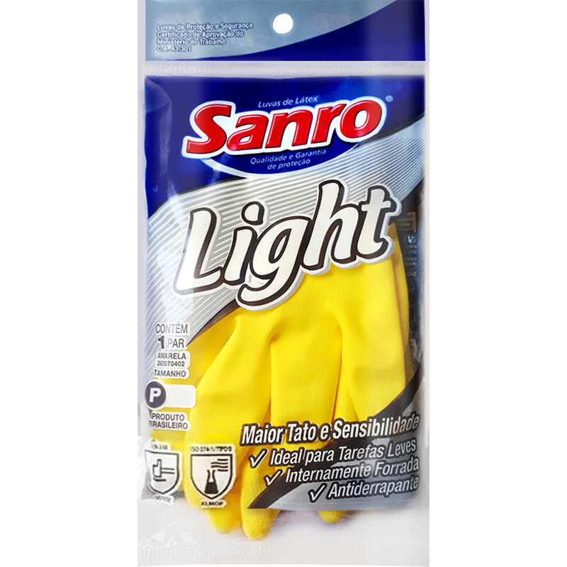 Comprar LUVA SANRO LIGHT P 1PAR - R$4,38 - Facily