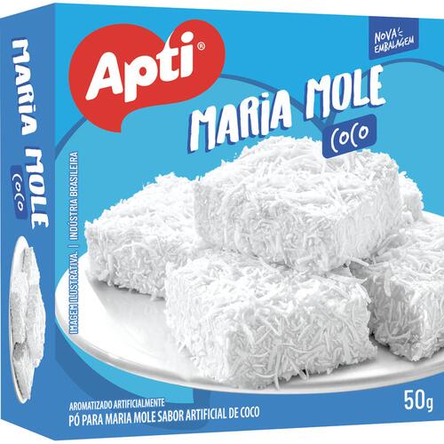 Comprar MARIA MOLE APTI COCO 50G - R$3,73 - Facily