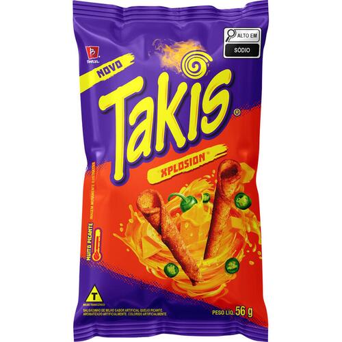 Comprar SALGADINHO TAKIS XPLOSION 56G - R$4,26
