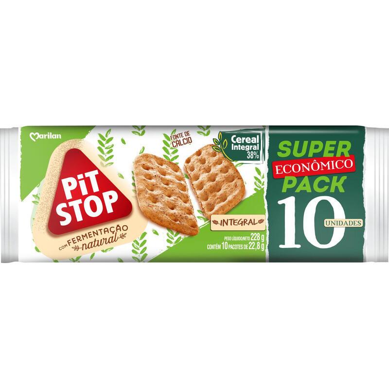 Comprar BISCOITO MARILAN PIT STOP INTEGRAL PACK 228G - R$6,15 - Facily