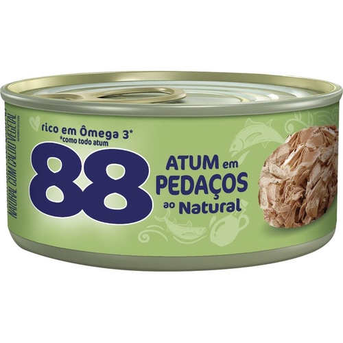 Comprar ATUM 88 PEDACOS NATURAL 98G - R$9,41 - Facily