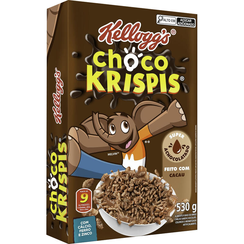Comprar CEREAL MATINAL KELLOGGS CHOCO KRISPIS 530G - R$25,67 - Facily