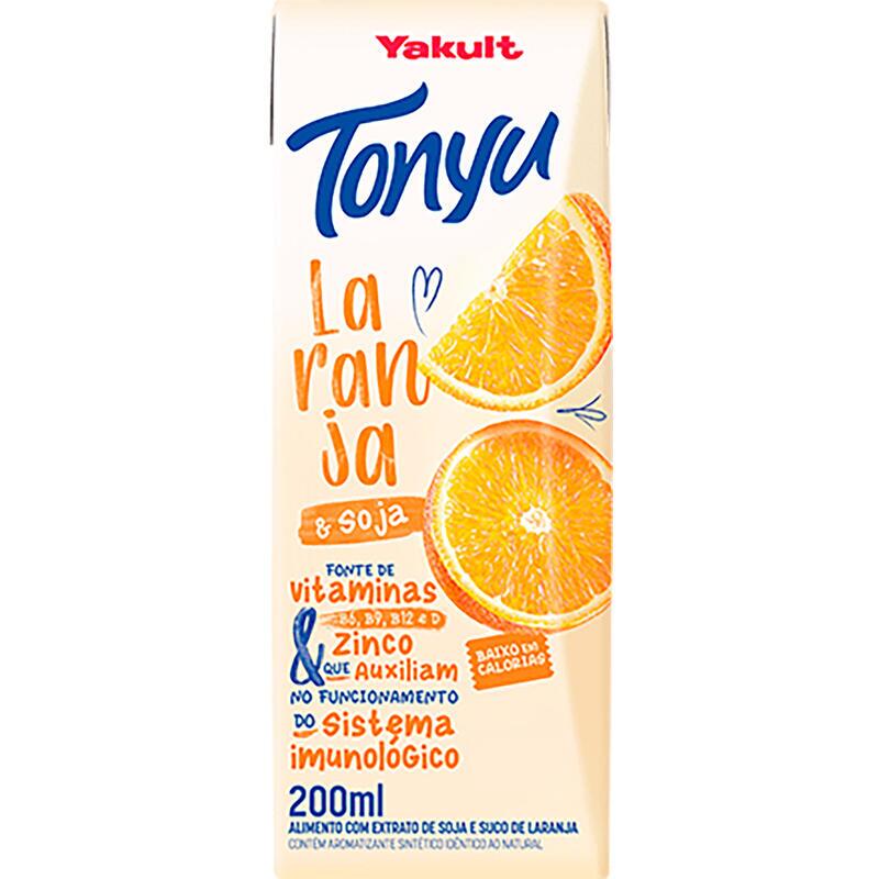 Comprar ALIMENTO SOJA TONYU LARANJA 200ML - R$3,84 - Facily