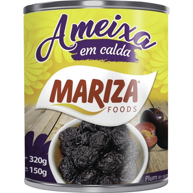 Comprar AMEIXA CALDA MARIZA LATA 150G - R$7,48 - Facily