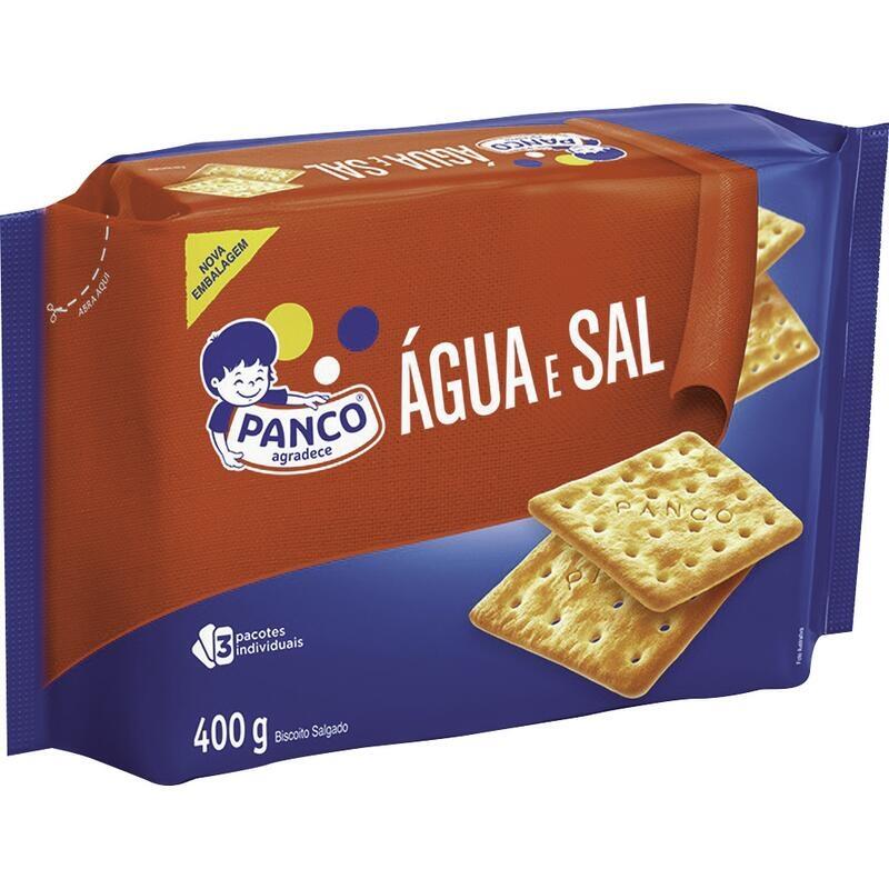 Comprar BISCOITO PANCO AGUA E SAL 400G - R$2,13 - Facily