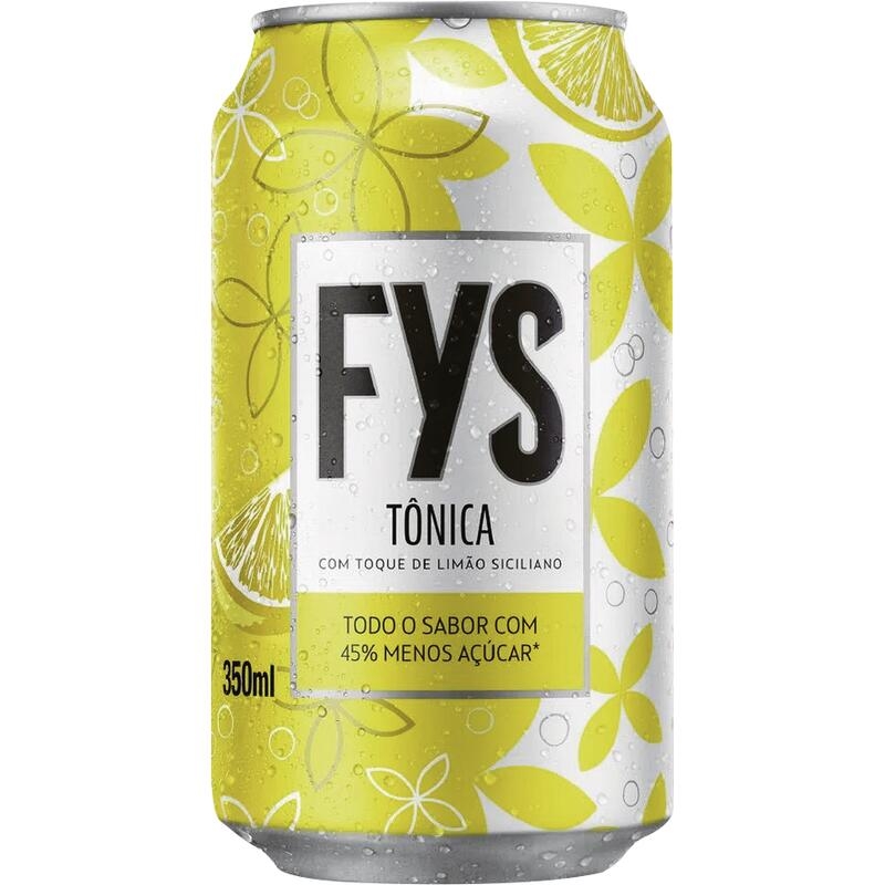 Comprar REFRIGERANTE FYS AGUA TONICA LATA 350ML - R$3,20 - Facily