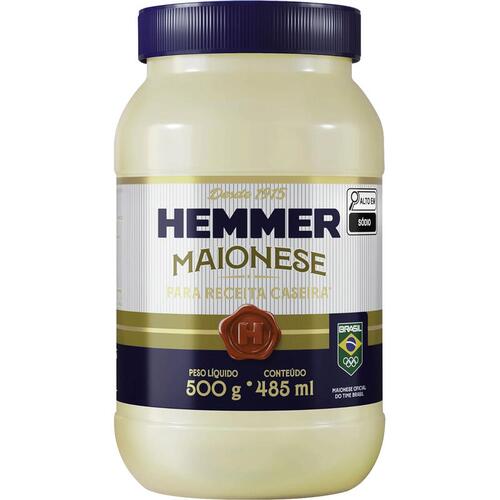 Comprar MAIONESE HEMMER CASEIRA 500G - R$8,54 - Facily