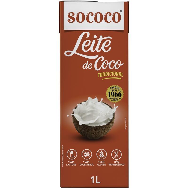Comprar LEITE COCO SOCOCO TP 1L - R$25,57 - Facily