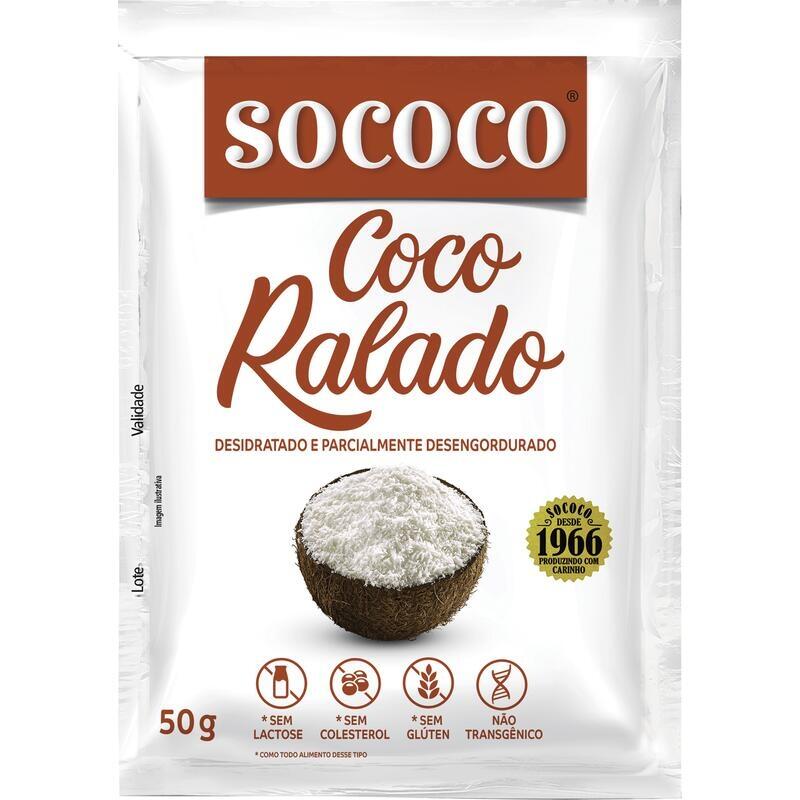 Comprar COCO RALADO SOCOCO 50G - R$4,27 - Facily