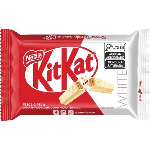 Comprar CHOCOLATE NESTLE KIT KAT BRANCO 41,5G - R$4,06