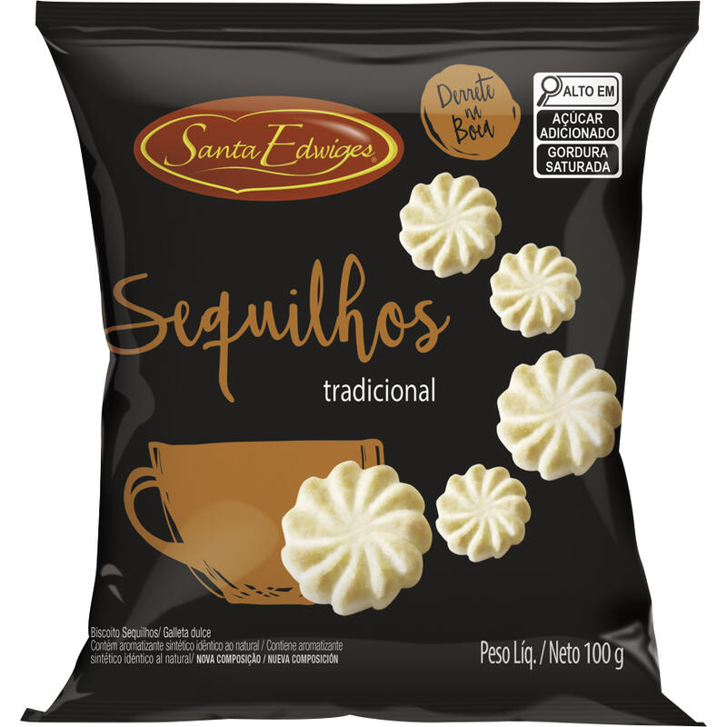 Comprar BISCOITO STA EDWIGES SEQUILHOS TRAD. 100G - R$2,34 - Facily