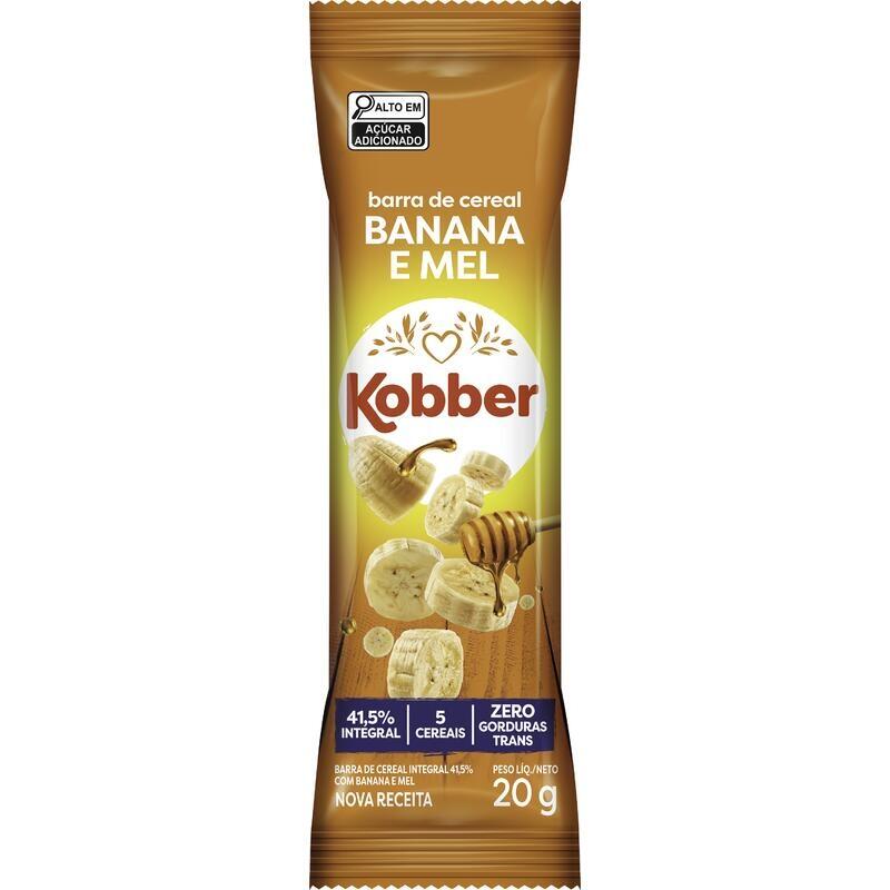 Comprar BARRA CEREIAS KOBBER CLASSIC BANANA 20G - R$1,70 - Facily