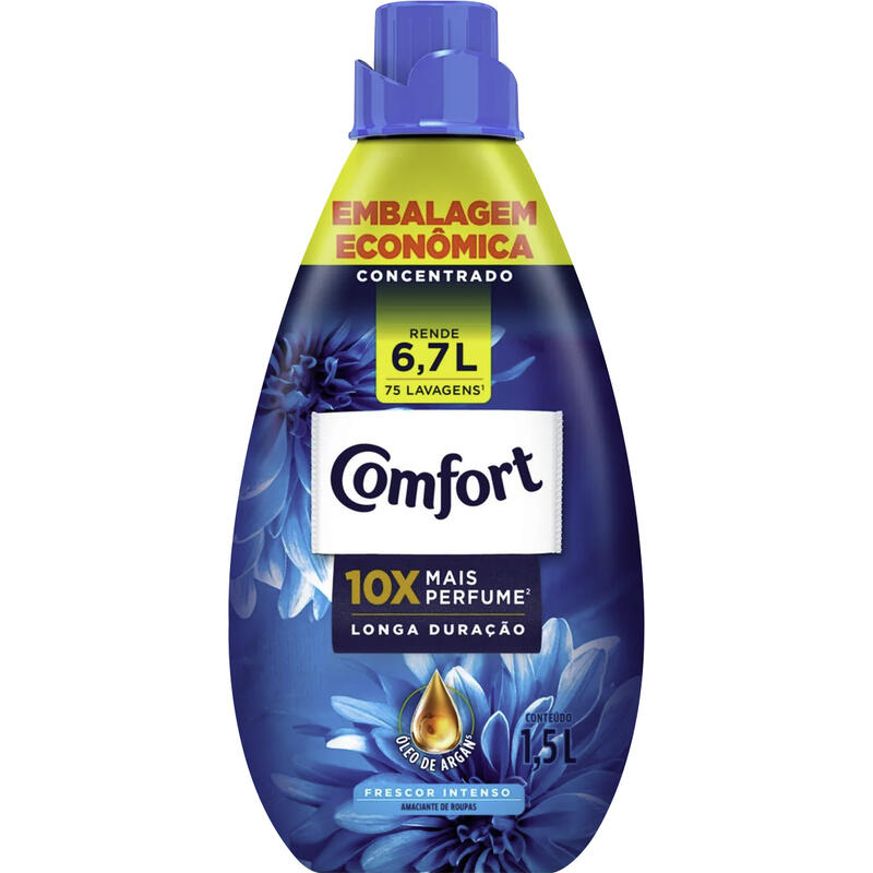 Comprar AMACIANTE ROUPA COMFORT INTENSE CONC. 1,5L - R$26,64 - Facily