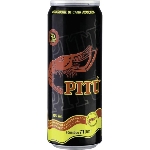 Comprar CACHACA PITU LATA 710ML - R$10,48 - Facily