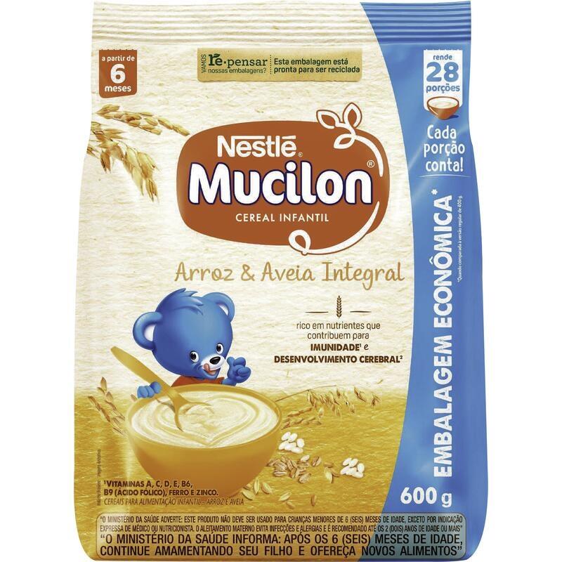 Comprar MUCILON ARROZ E AVEIA SACHE 600G - R$29,85