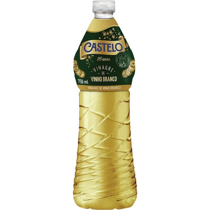 Comprar VINAGRE CASTELO CLASSICO BCO 750ML - R$8,87 - Facily