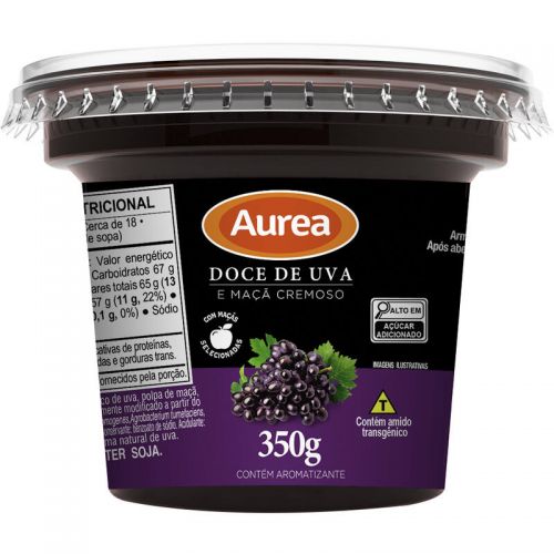 Comprar DOCE UVA AUREA 350G - R$5,64 - Facily