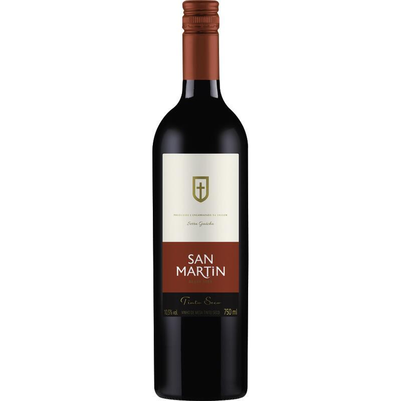Comprar VINHO SAN MARTIN TTO SECO 750ML - R$16,04 - Facily