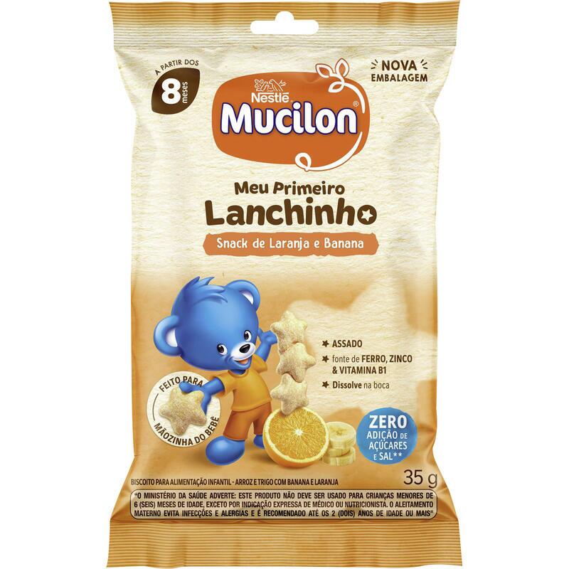 Comprar BISCOITO MUCILON LARANJA BANANA 35G - R$4,54 - Facily
