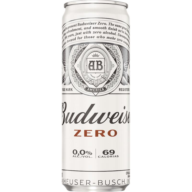 Comprar CERVEJA BUDWEISER ZERO LT SLEEK 350ML - R$4,70 - Facily