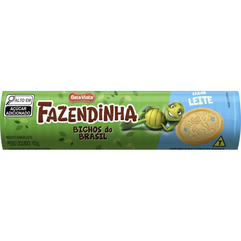 Comprar BISCOITO FAZENDINHA LEITE 102G - R$1,70 - Facily