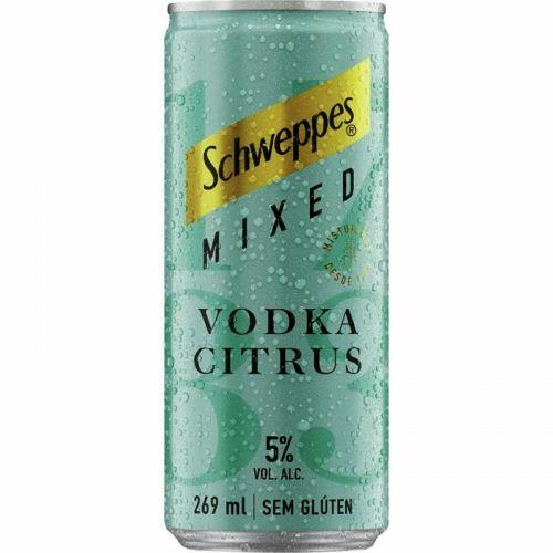 Comprar BEBIDA ALCOOLICA .VODKA E CITRUS SCHWEPPES LT 269ML - R$5,87