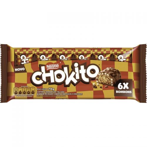 Comprar CHOCOLATE NESTLE CHOKITO PACK 114G - R$8,55 - Facily