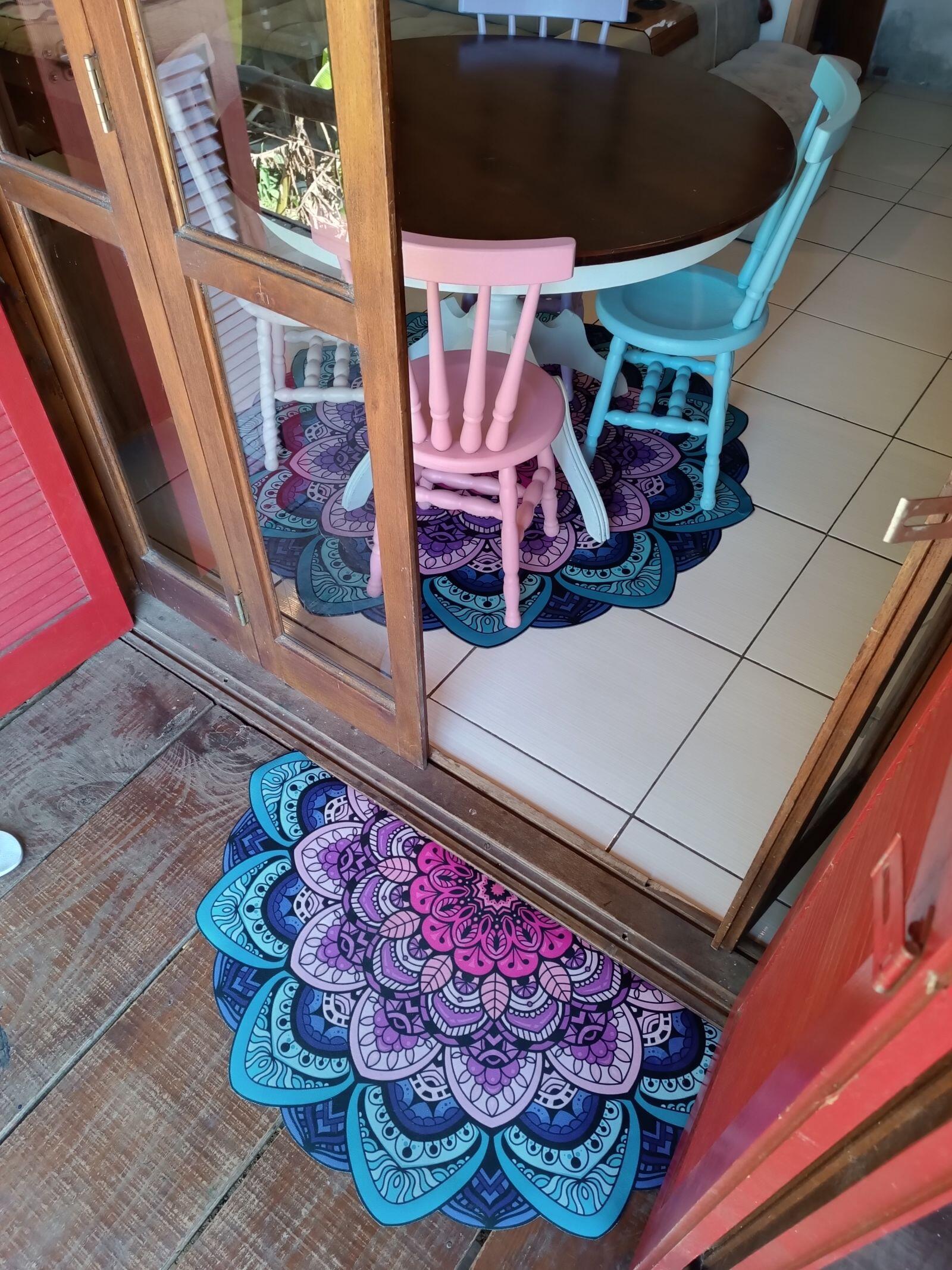 Tapete Mandala Lótus Mini Coloração Azul - Decore com Mandalas - a ...