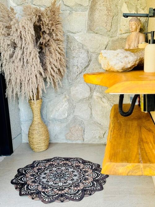 Tapete Mandala Lótus Mini Coloração Neutra - Decore com Mandalas - a ...