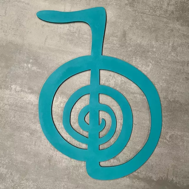 Símbolo Chokurei em Madeira - Tamanho 35cm - Cores - de R$95,90 a R$383,90