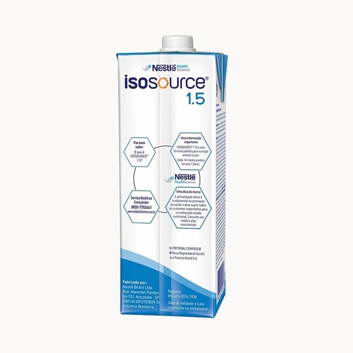 ISOSOURCE 1.5 NESTLE FORMULA PADRAO PARA NUTRICAO ENTERAL E - Doutor ...