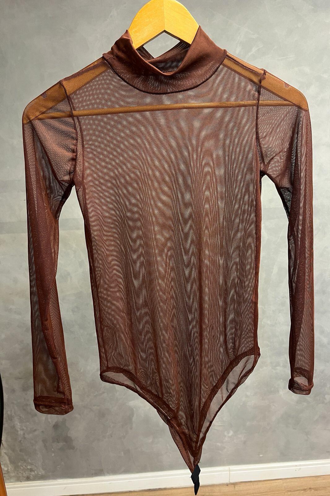 Comprar Body De Tule Manga Longa