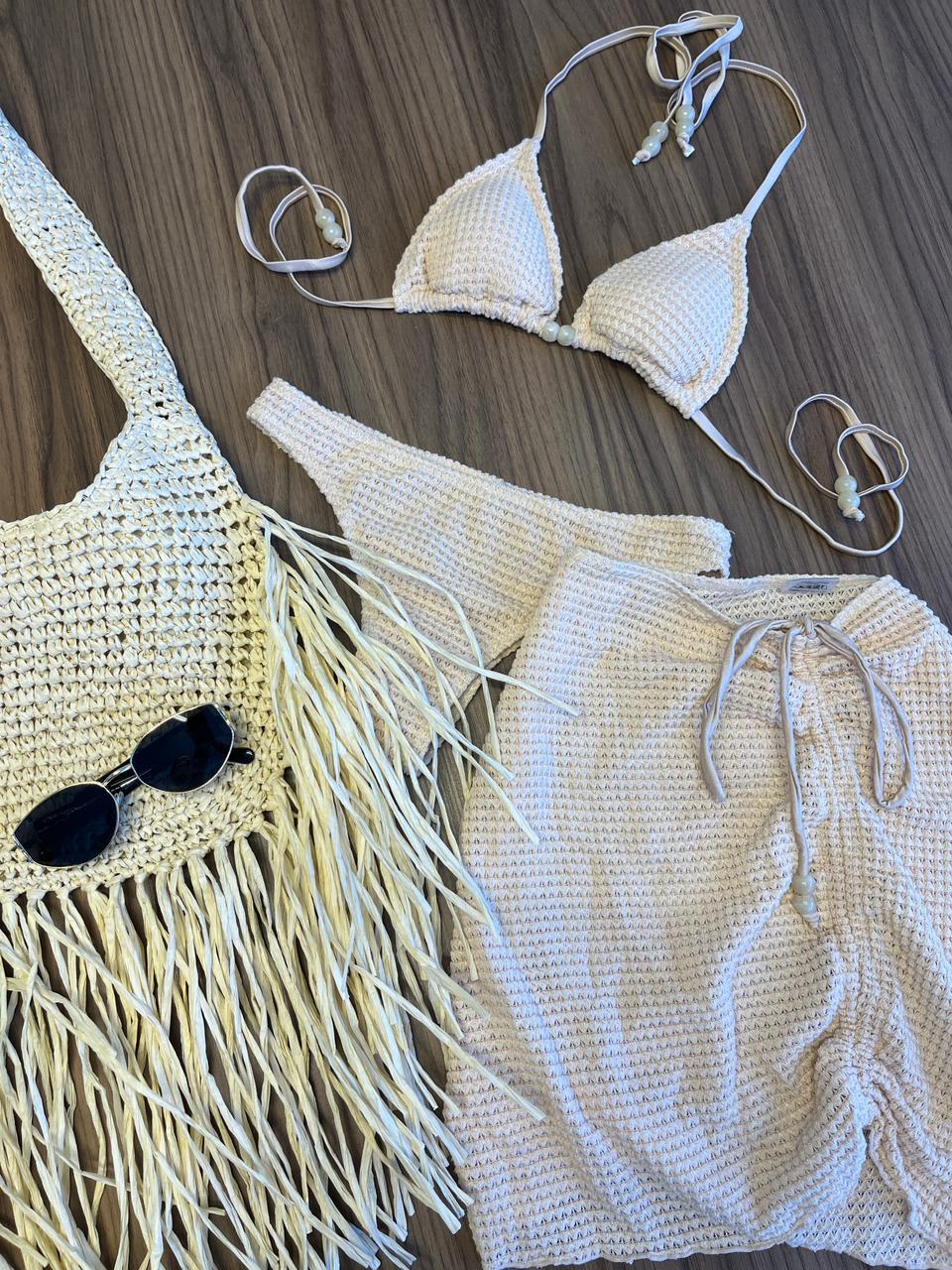 Comprar Biquíni Conjunto 3 peças saia - lojas mayara lira shop