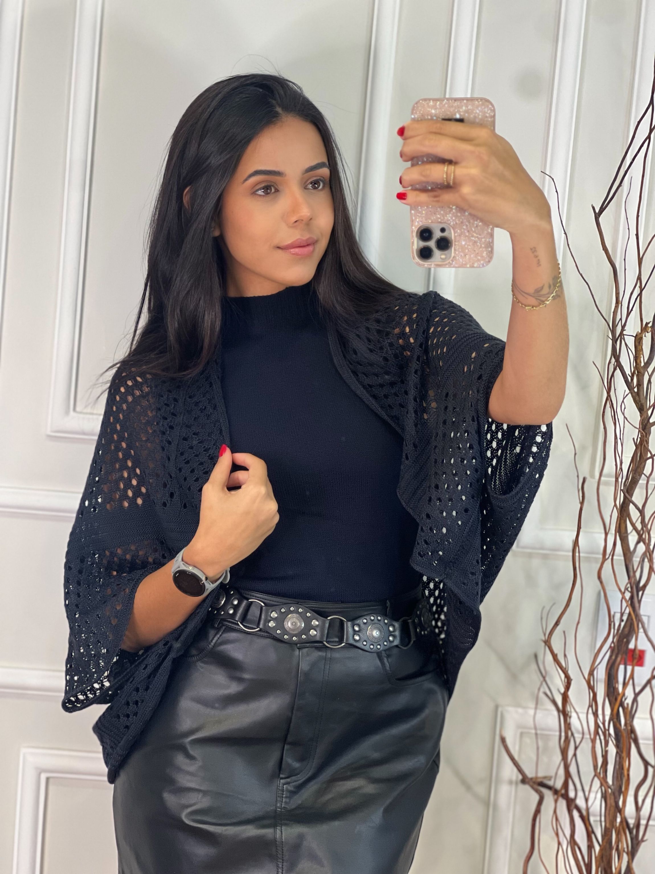 Comprar Quimono casulo Camassia - rendado - Petit Poa Tricot