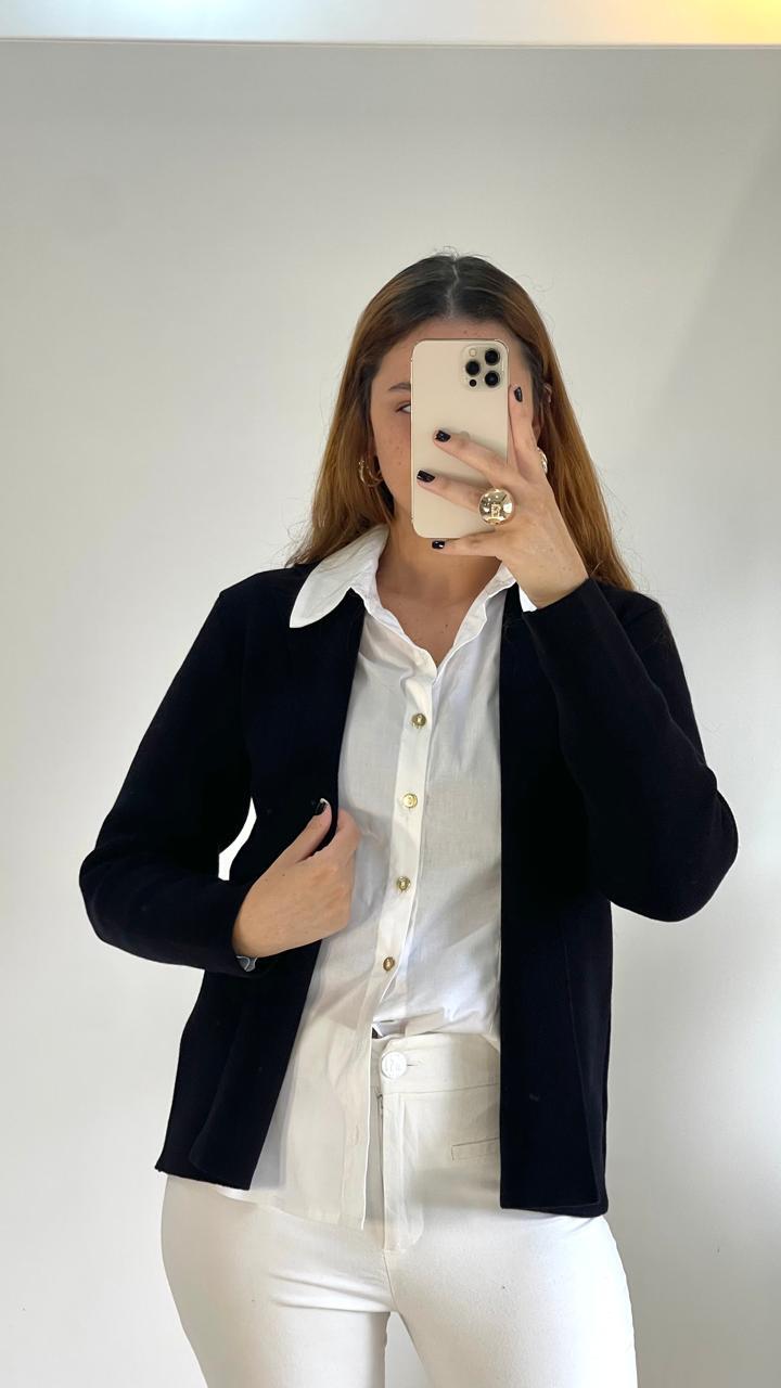 Comprar Casaco Laura - blazer alongado em tricot modal