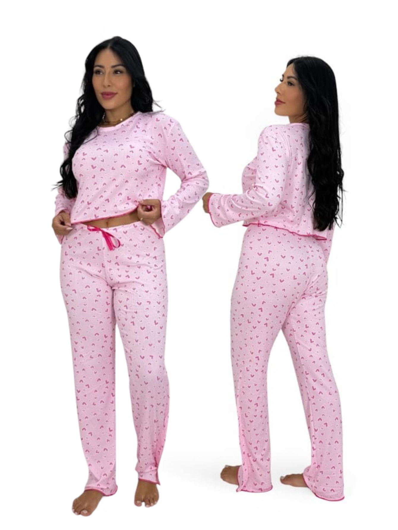 Comprar PIJAMA LONGO VIOLETA AT276 - R$42,00 - ATACADAO REVENDAS